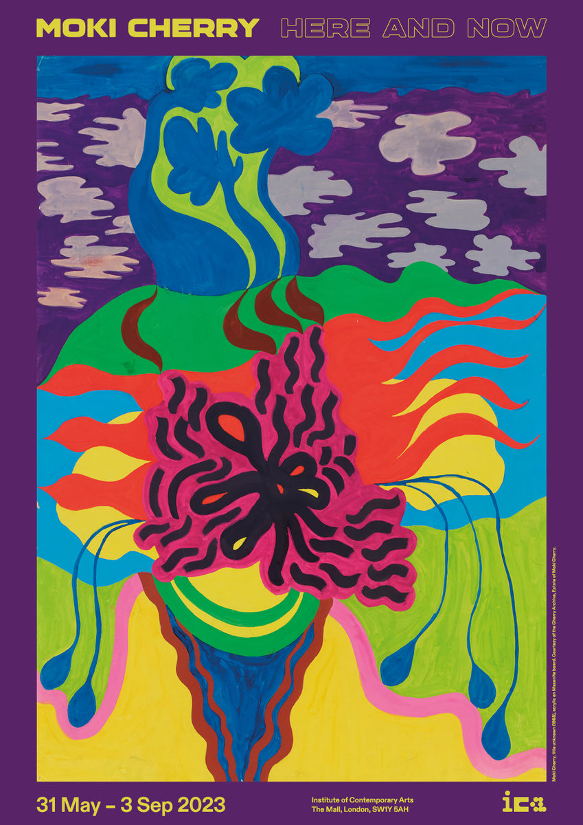 Moki Cherry, 'Here and Now' poster, 2023 – ICA Bookshop
